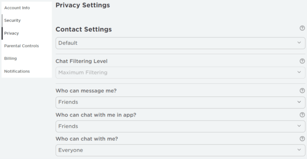 How to Set Up Roblox Account, Game, and Privacy: 2022 Ultimate Guide ...