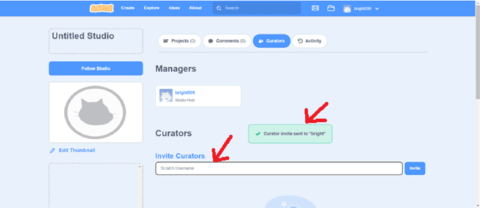 Scratch 101: How to invite another Scratcher in Studio? - BrightChamps Blog
