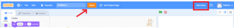 How to save and share your scratch project - BrightChamps Blog