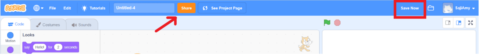 How to save and share your scratch project - BrightChamps Blog