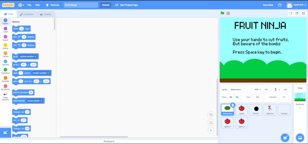 How To Create The Viral Fruit Ninja Game In Scratch: Beginners Guide ...