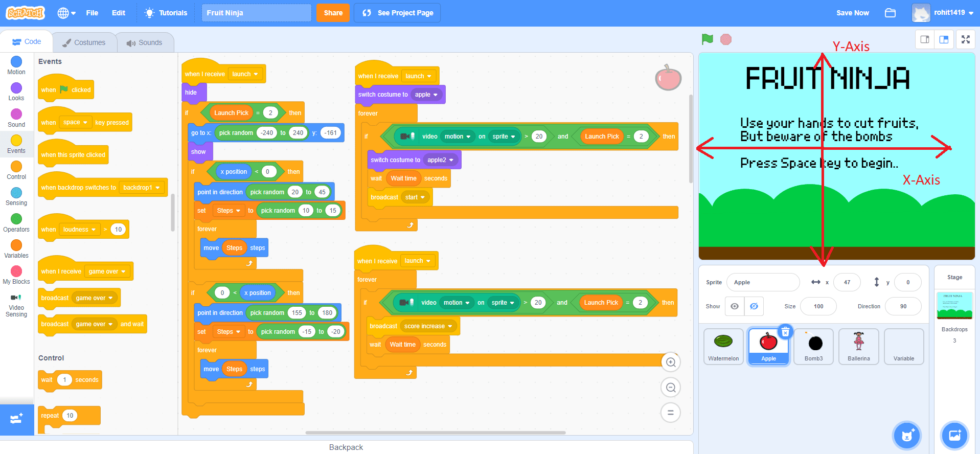 How To Create The Viral Fruit Ninja Game In Scratch: Beginners Guide ...