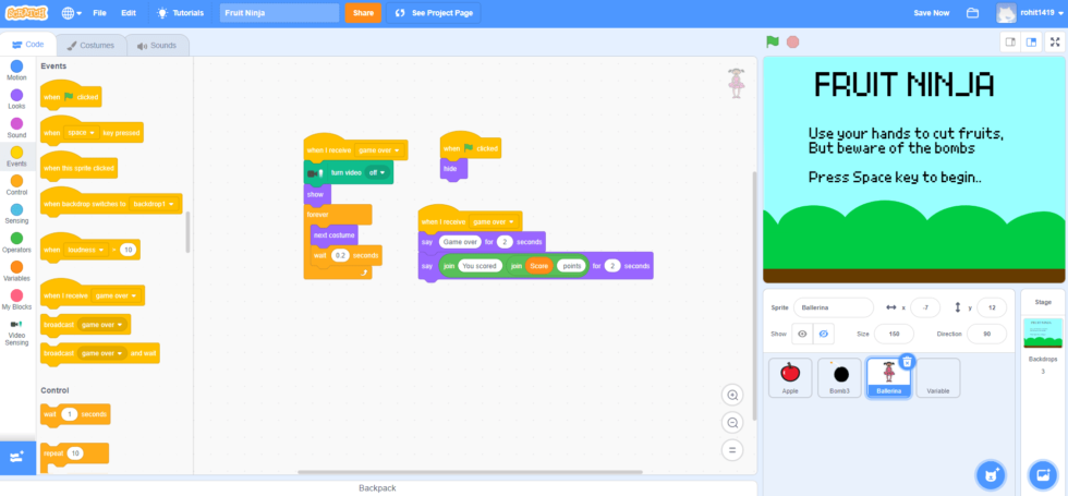 How To Create The Viral Fruit Ninja Game In Scratch: Beginners Guide ...