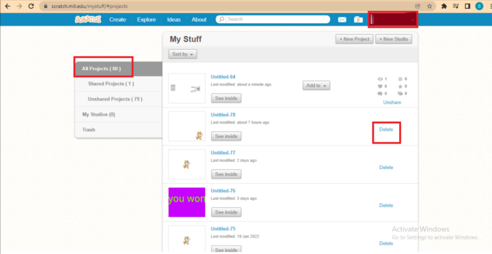 How To Delete A Project In Scratch [And Recover A Permanently Deleted ...