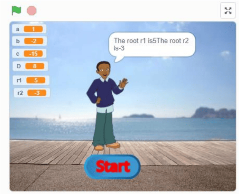 How To Make An Algebra Game In Scratch: Solving Polynomial Equations ...