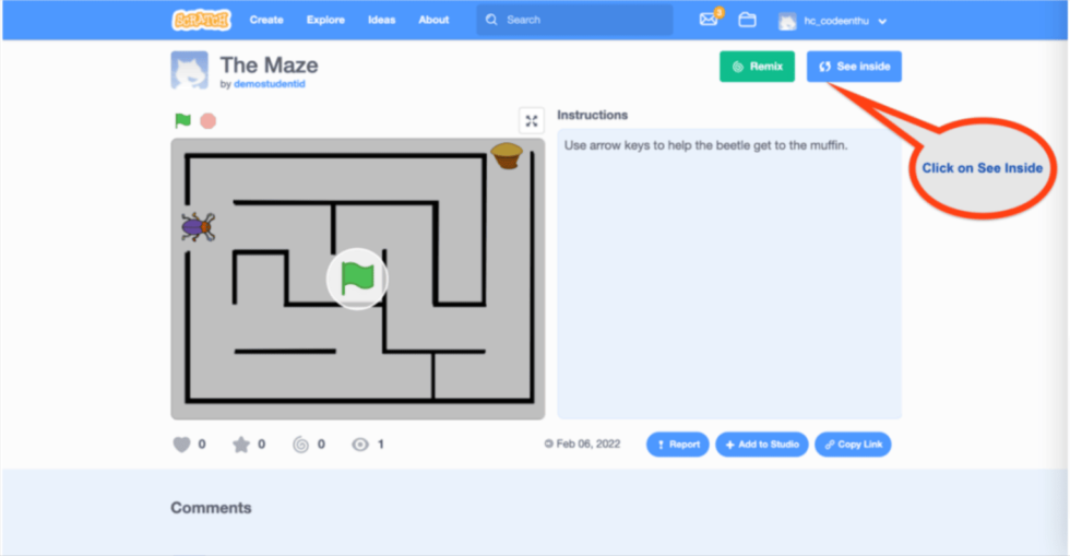 How To Remix A Project On Scratch: Scratch 101 - BrightChamps Blog