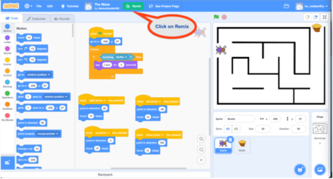 How To Remix A Project On Scratch: Scratch 101 - BrightChamps Blog