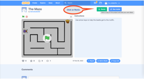 How To Remix A Project On Scratch: Scratch 101 - BrightChamps Blog
