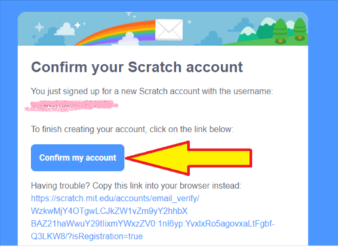 How To Confirm and Verify Your Scratch Account & Share Your Projects ...