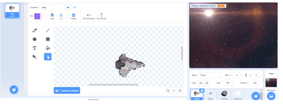 How To Make An Awesome Asteroids Arcade Game In Scratch - BrightChamps Blog