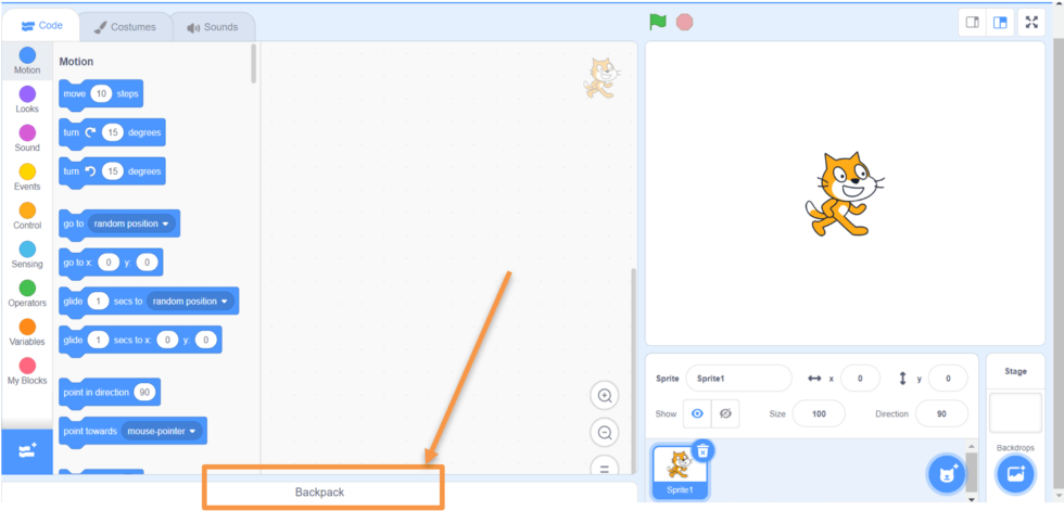 What Is A Backpack In Scratch And How To Use It - Explained! - BrightChamps Blog